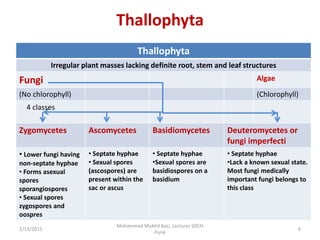 Medical mycology | PPTX