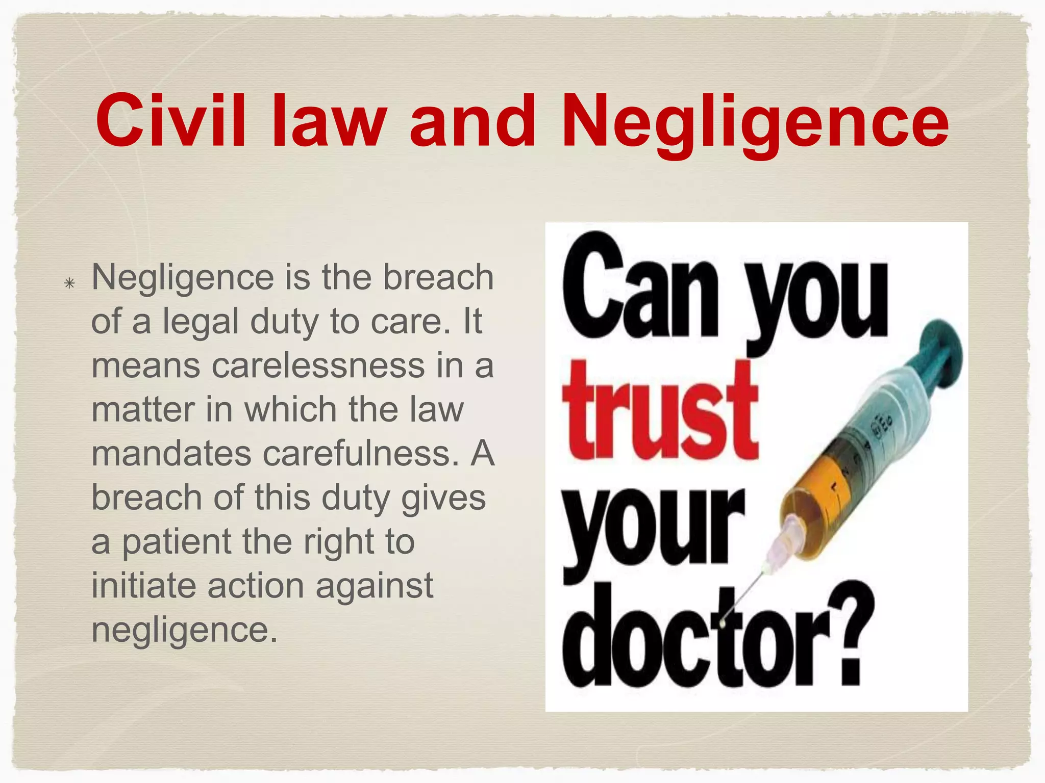 Medical Negligence | PDF