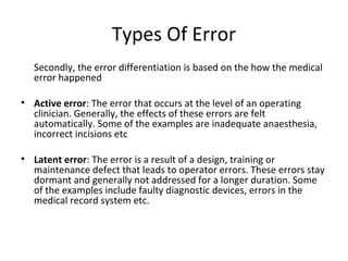 Medical negligence or error | PPT