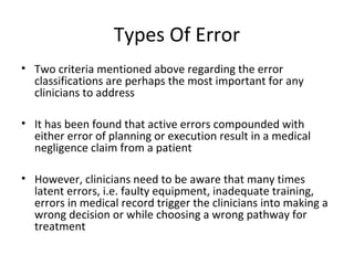 Medical negligence or error | PPT