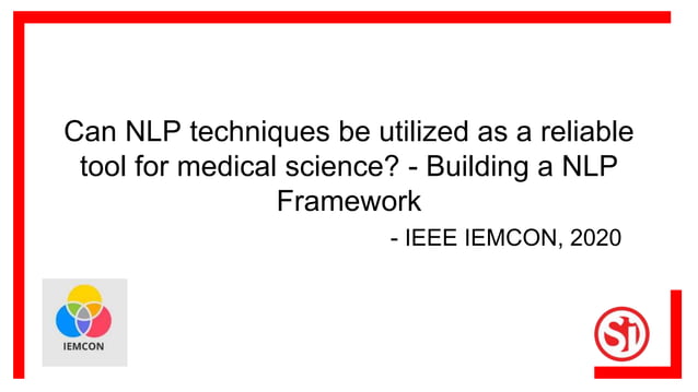 "Can NLP techniques be utilized as a reliable tool for medical science ...