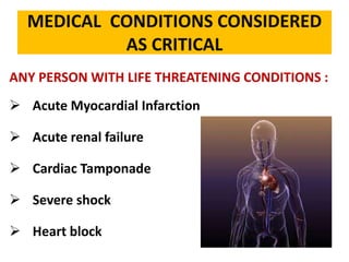 Critical care Management in Medical Nursing | PPTX