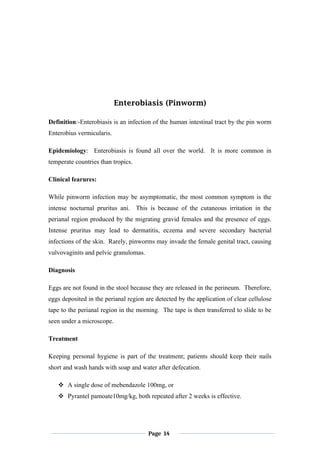 Medical Nursing Parasitic Diseases in real.docx