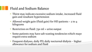 Medical nutrition therapy for Hemodialysis | PPTX