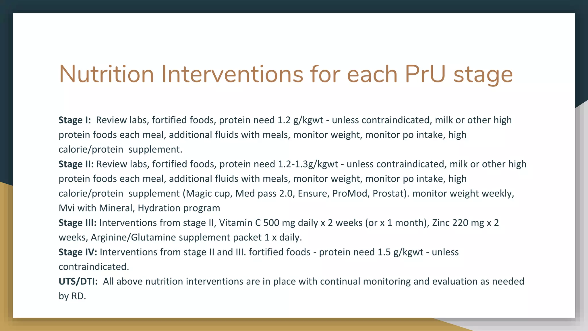 Medical nutrition therapy for wound healing | PPTX