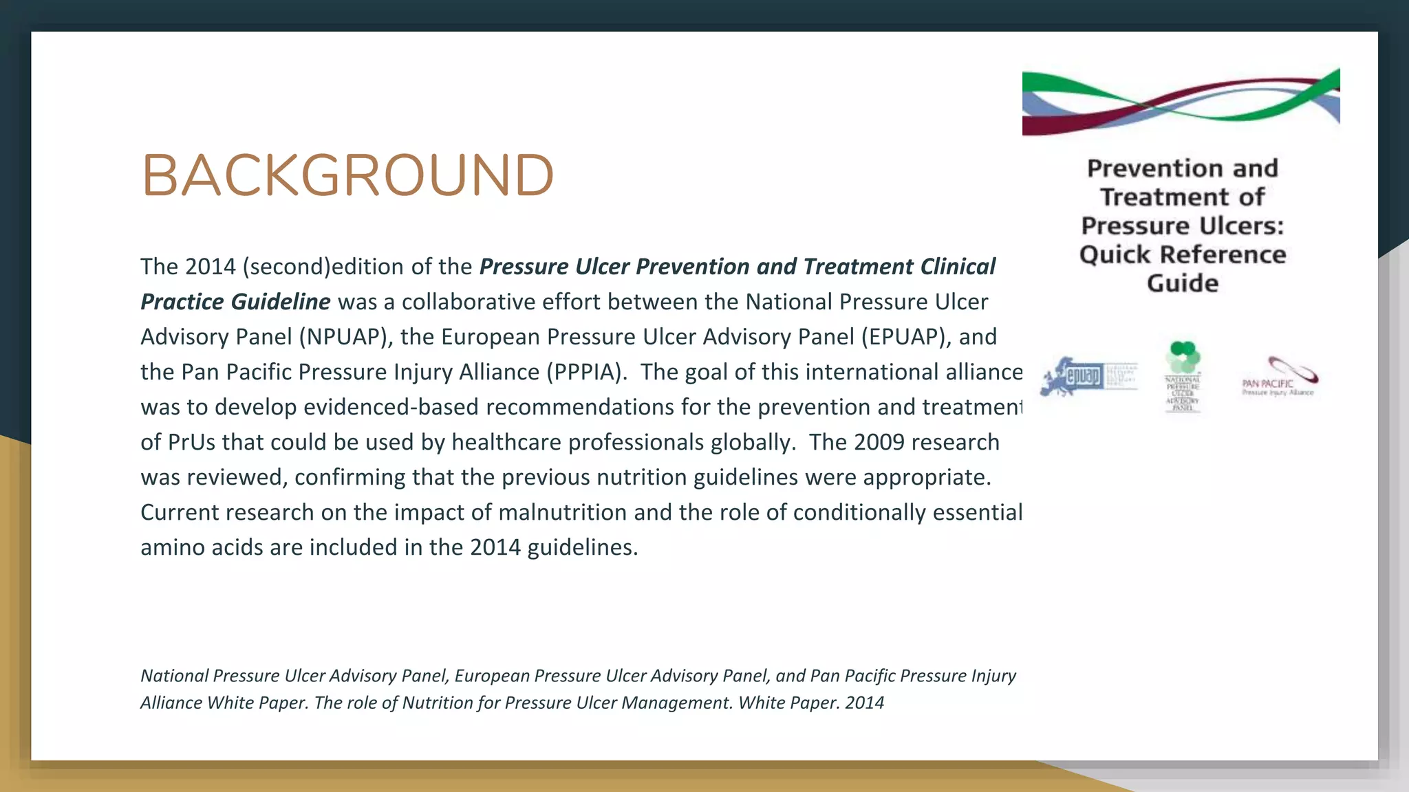 Medical nutrition therapy for wound healing | PPTX