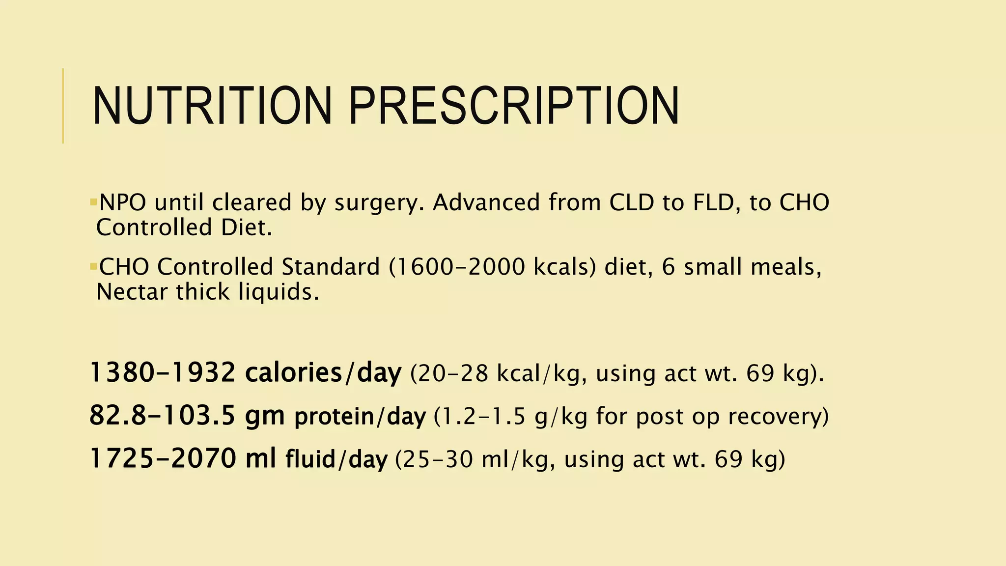 Medical nutrition therapy status post whipple procedure | PPTX