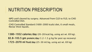 Medical nutrition therapy status post whipple procedure | PPTX
