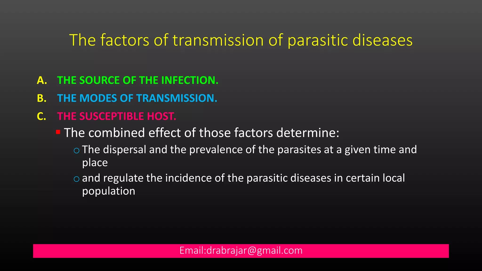 Medical Parasitology Lecture | PDF