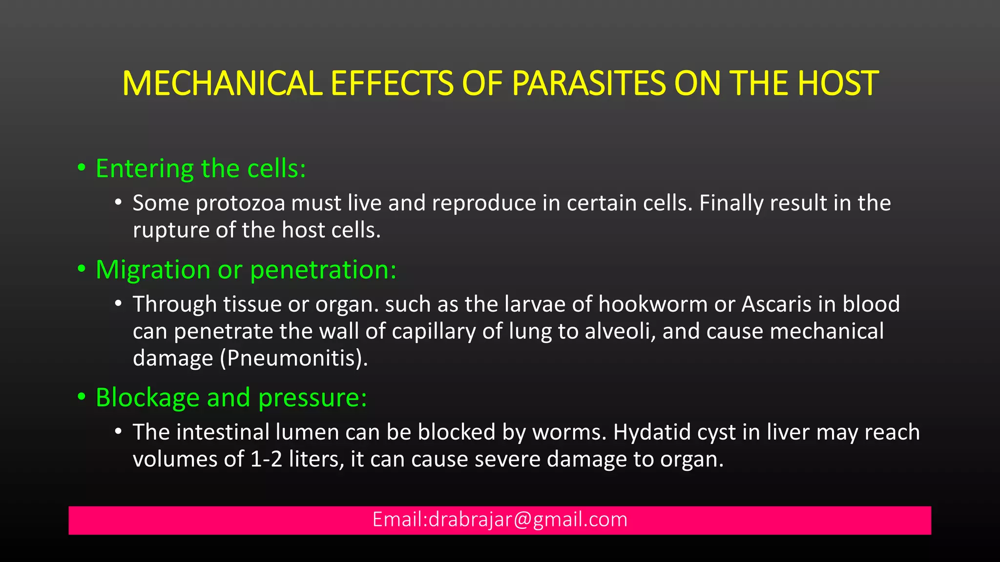 Medical Parasitology Lecture | PDF