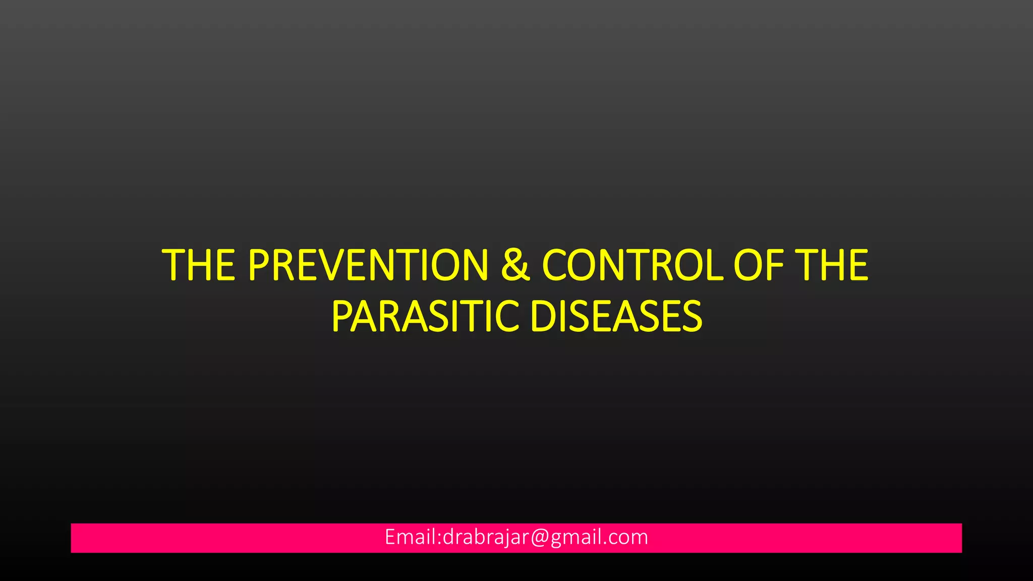 Medical Parasitology Lecture | PDF