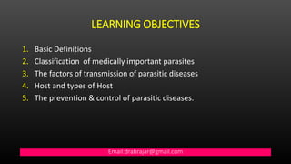 Medical Parasitology Lecture | PDF