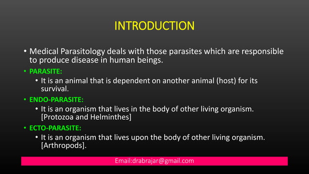 Medical Parasitology Lecture | PDF