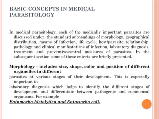 medical parasitology.pptx in lab technician | PPTX