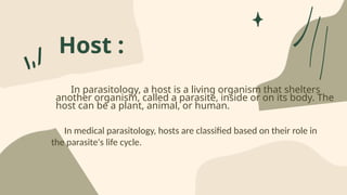 Medical parasitology, Relationship between host & Parasite | PPT