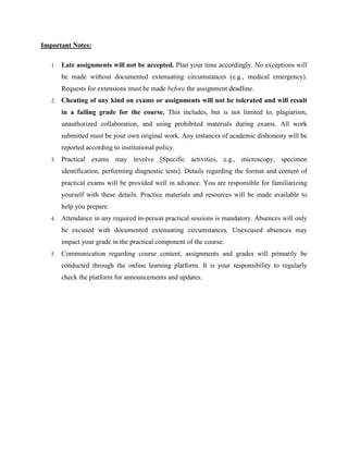 Comprehensive Online Medical Parasitology Course Guide for 2025 | PDF