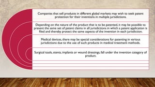 Medical patents and how new instruments or medications | PDF