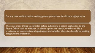 Medical patents and how new instruments or medications | PDF