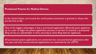 Medical patents and how new instruments or medications | PDF