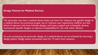 Medical patents and how new instruments or medications | PDF