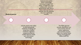 Medical patents and how new instruments or medications | PDF