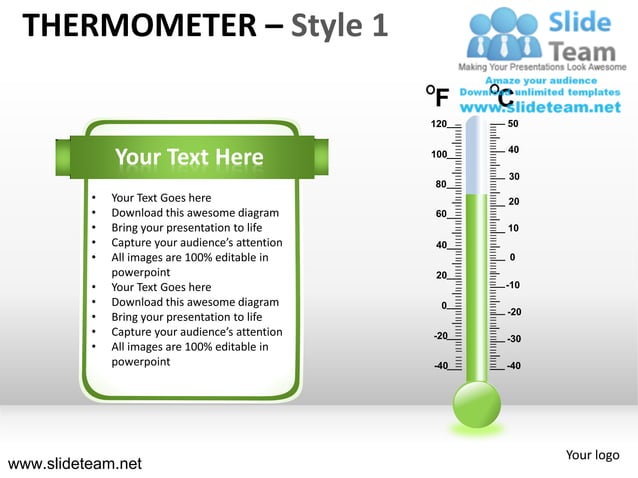 Medical patient measuring thermometer design 1 powerpoint ppt templates ...