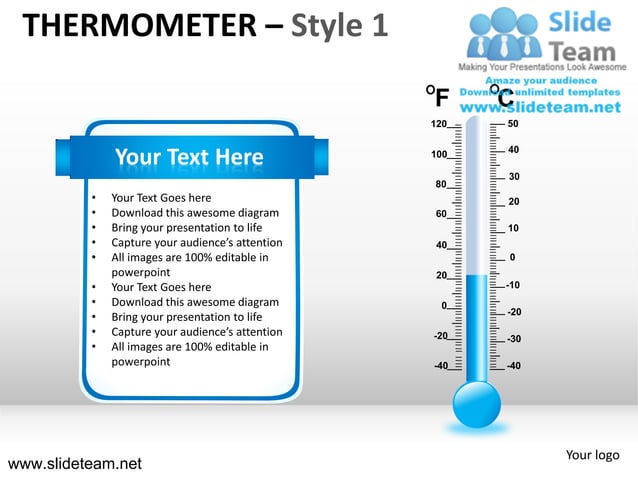 Medical patient measuring thermometer design 1 powerpoint ppt templates ...