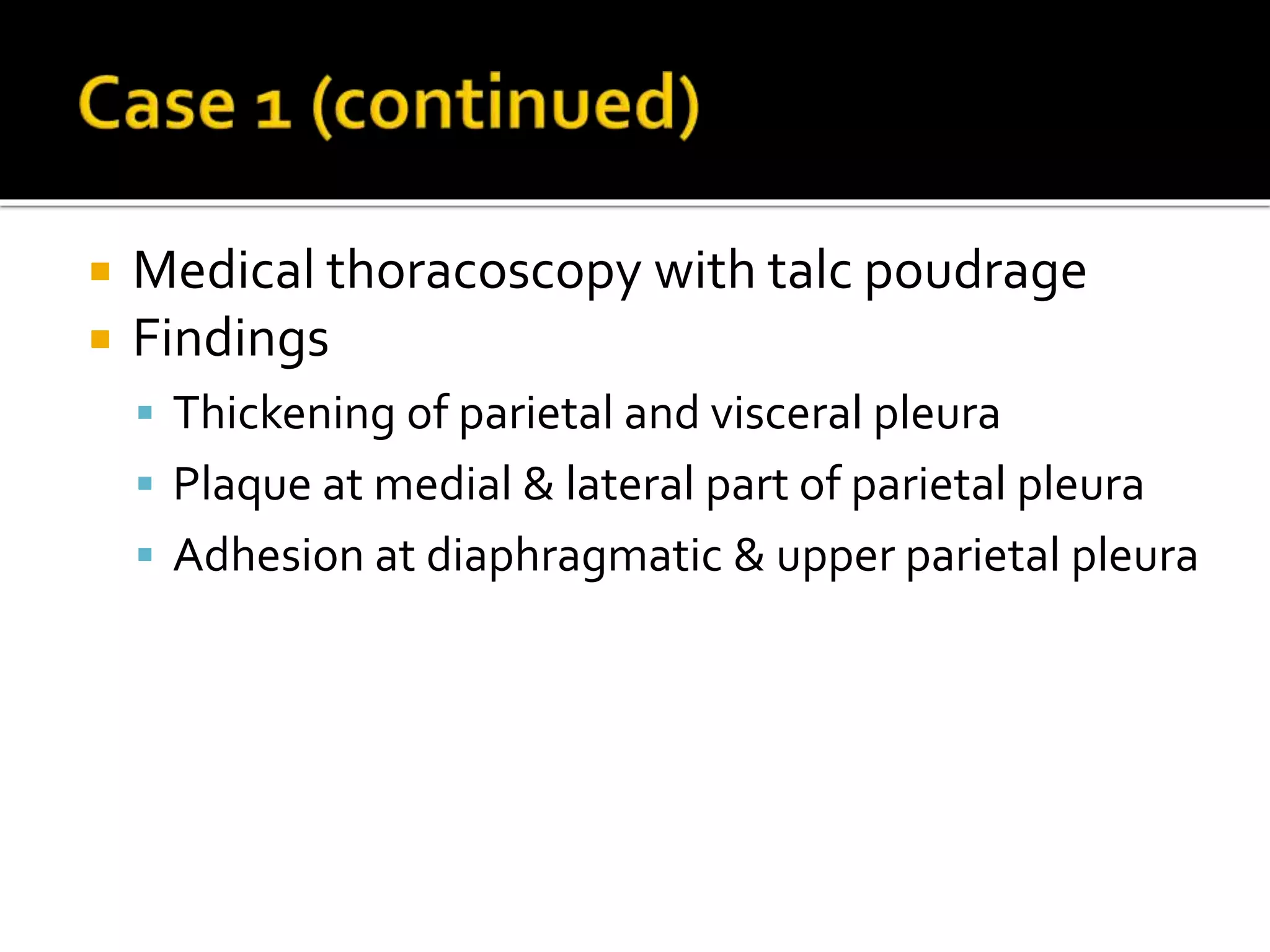 Medical pleurodesis | PPTX