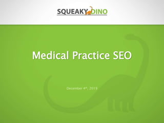Medical Practice SEO | PPTX