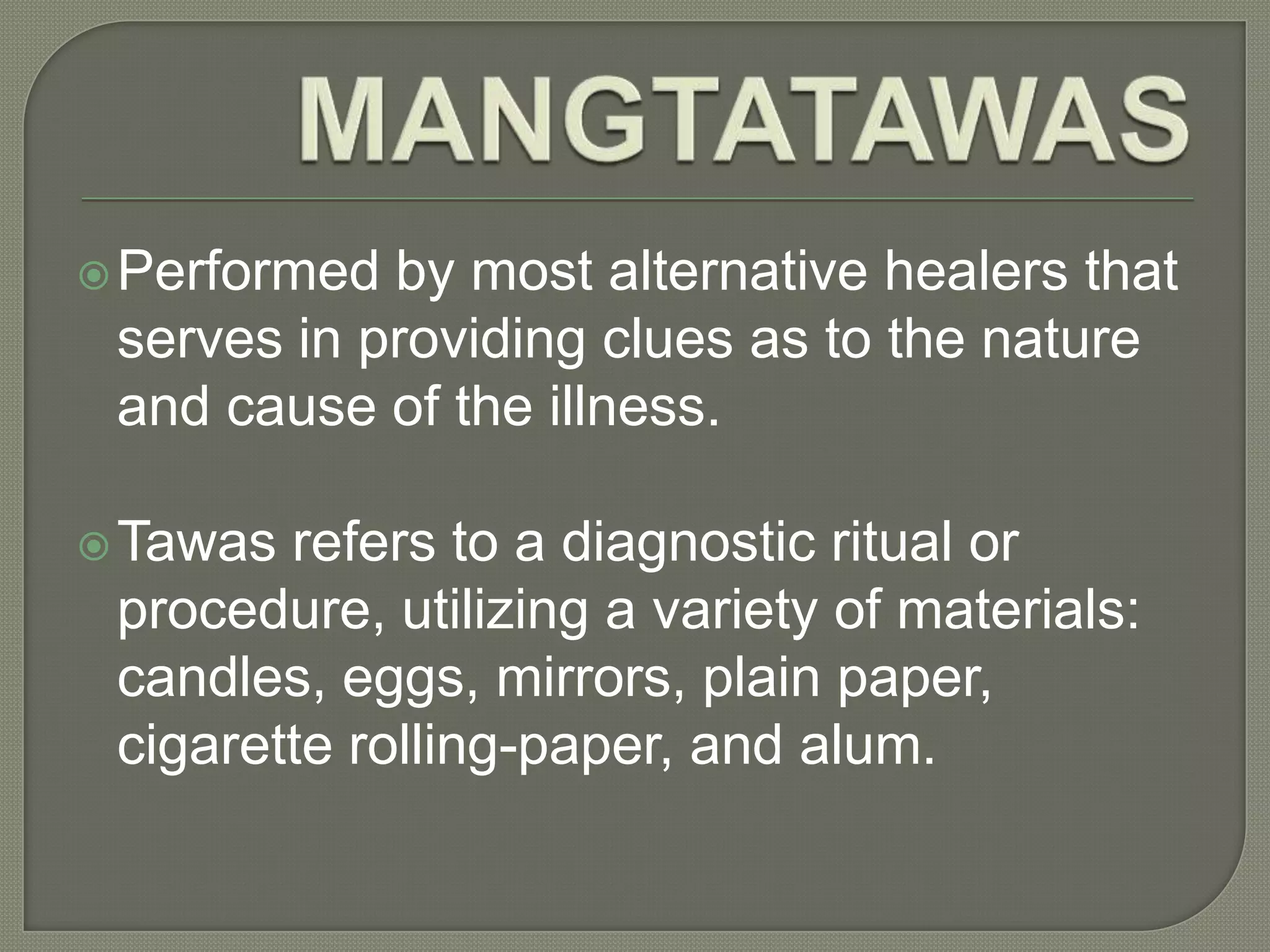 Medical Practitioner: Traditional Healers | PPTX