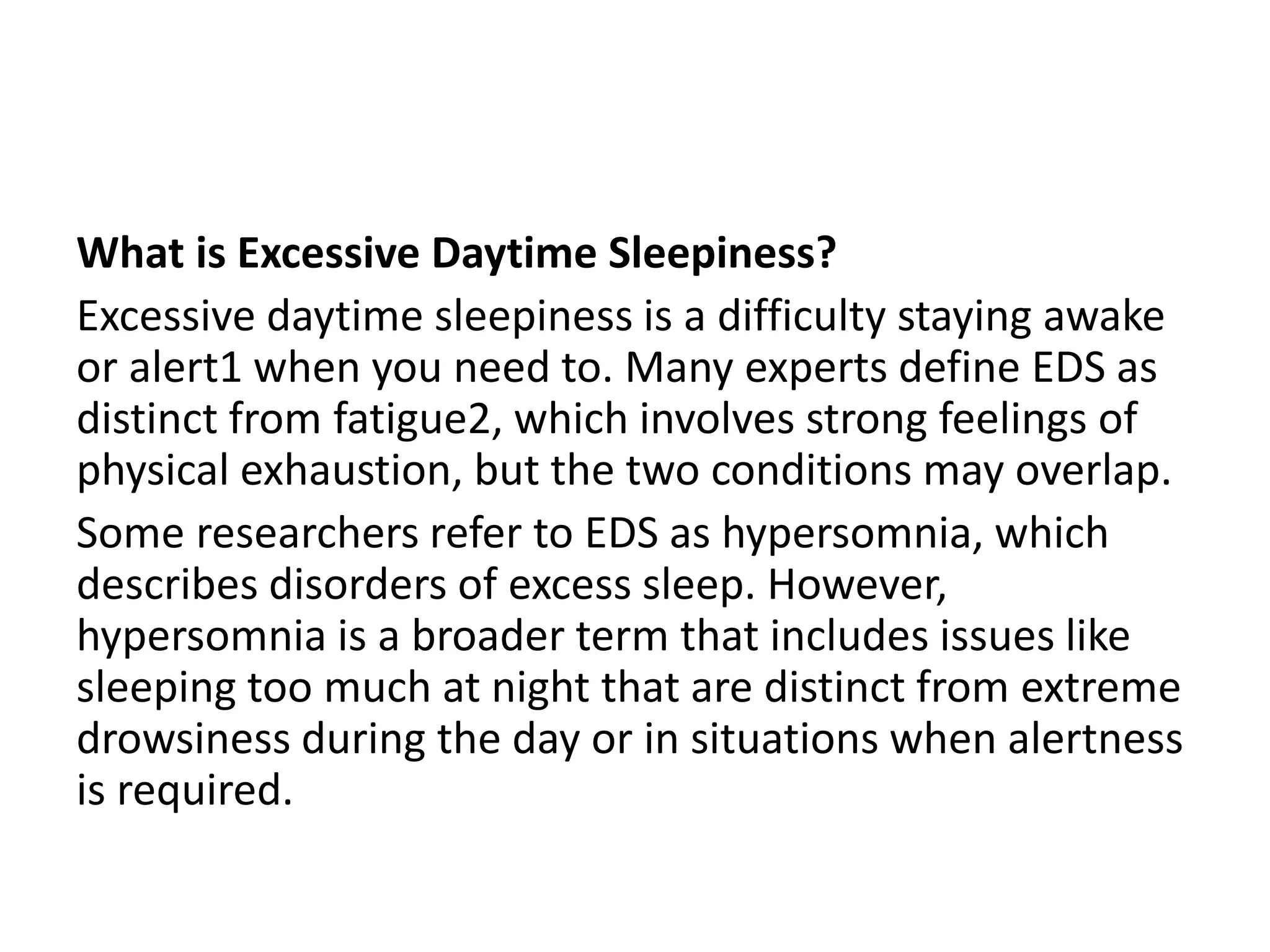 Medical reasons why are you feeling sleepy all the time | PPTX