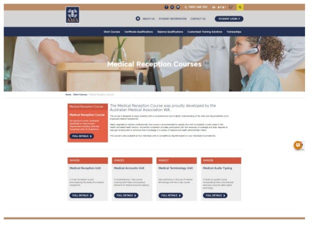 Medical Reception Course | AMA Training Services | PDF | Healthcare ...