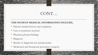 Biostatistics and community engagement|| medical Record in hospital or ...