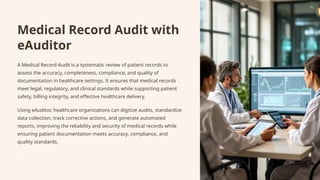 Medical Record Audit with eAuditor Audits & Inspections | PPT