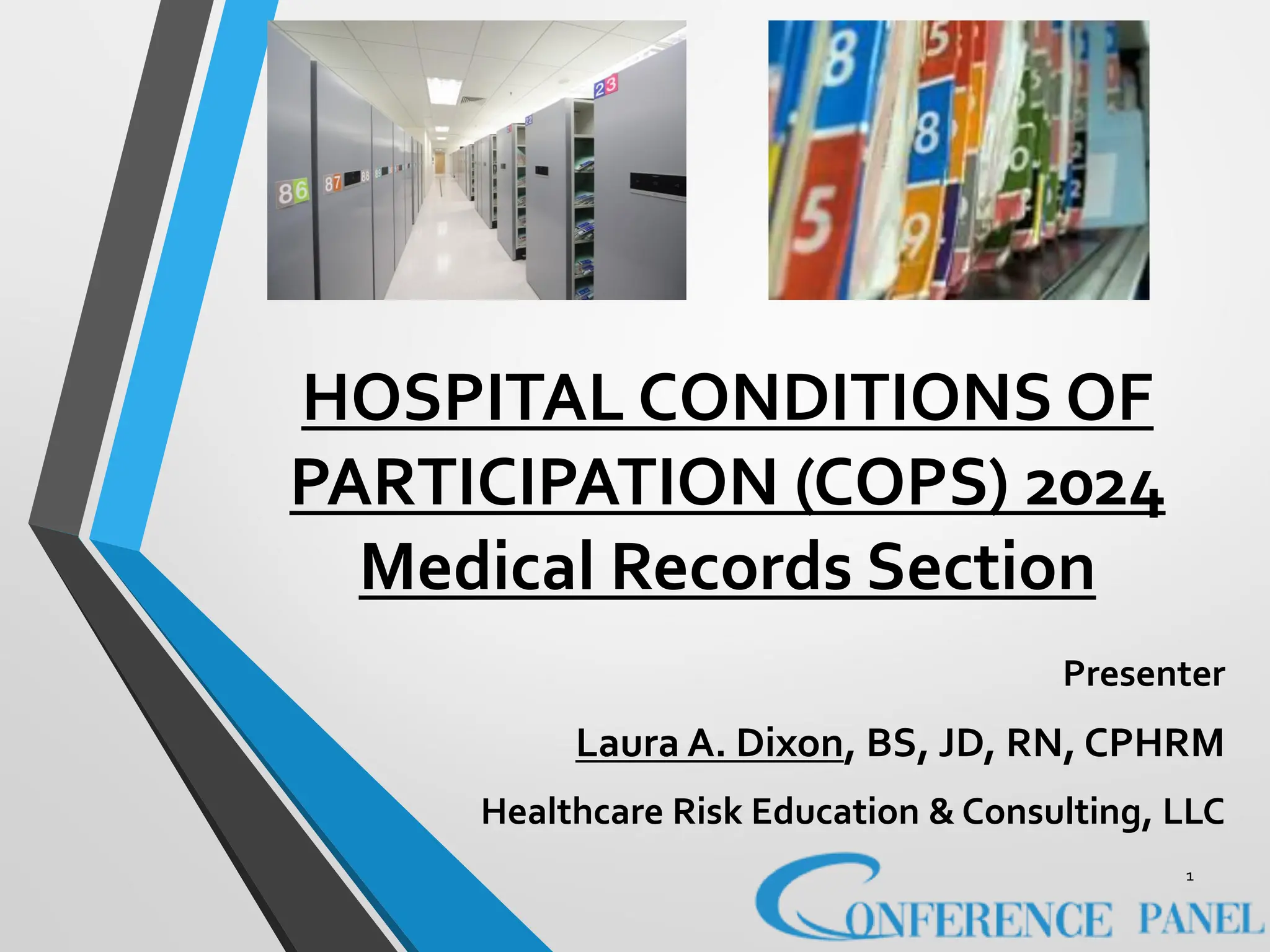 Medical Record Chapter: Meeting the CMS Hospital CoPs and Access ...