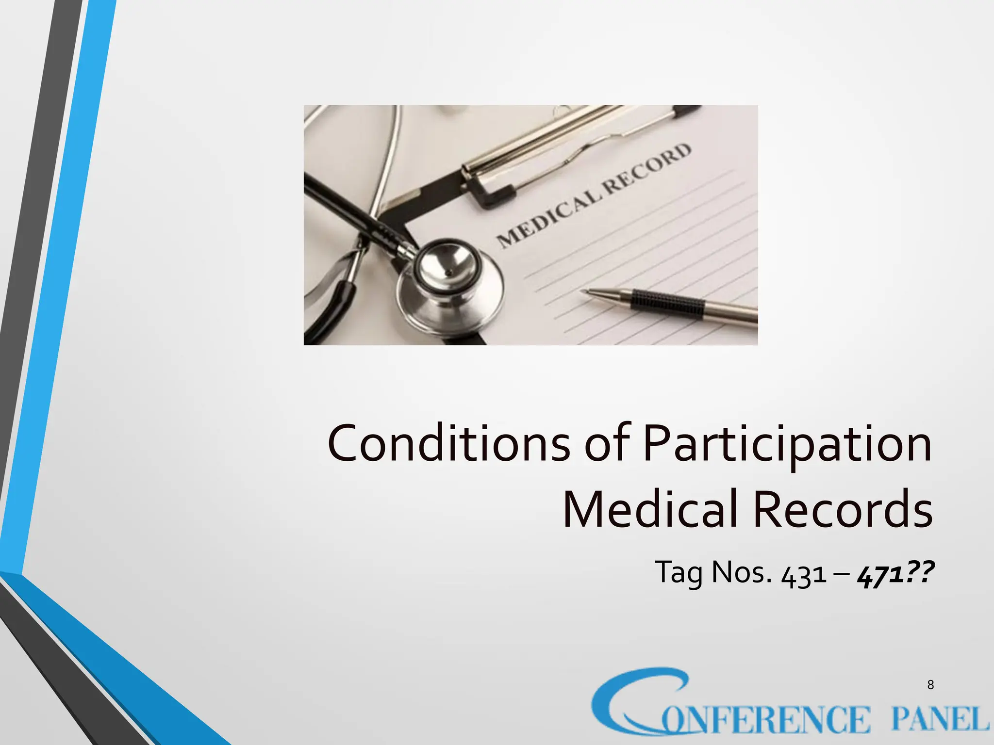 Medical Record Chapter: Meeting the CMS Hospital CoPs and Access ...