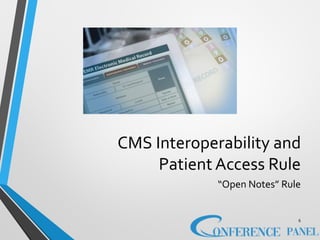 Medical Record Chapter: Meeting the CMS Hospital CoPs and Access Requirements | PDF
