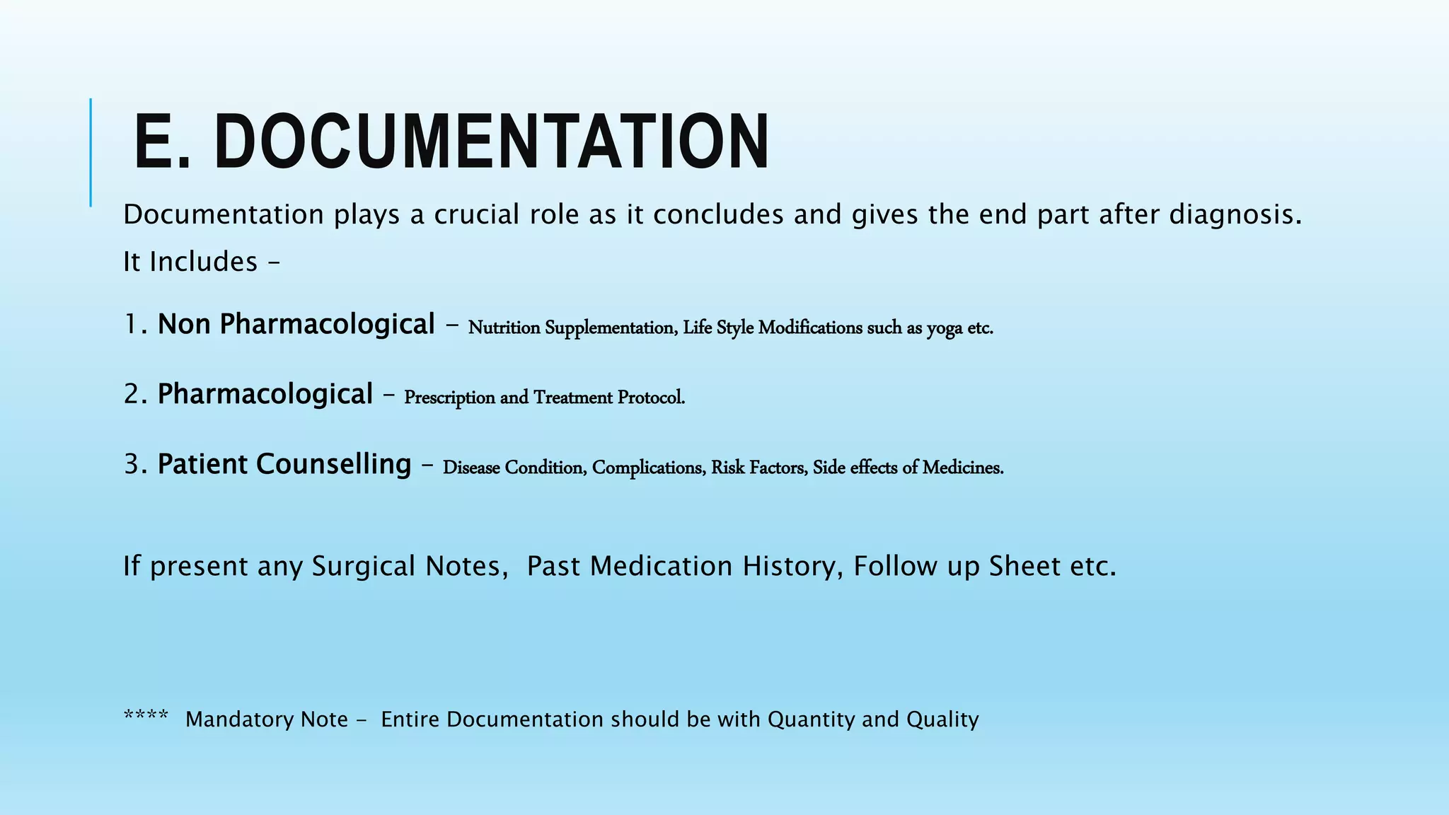 Medical record documentation | PPTX