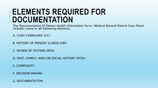 Medical record documentation | PPTX