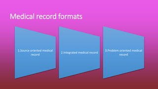 Medical record formats | PPTX