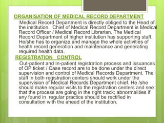 Medical record management | PPTX