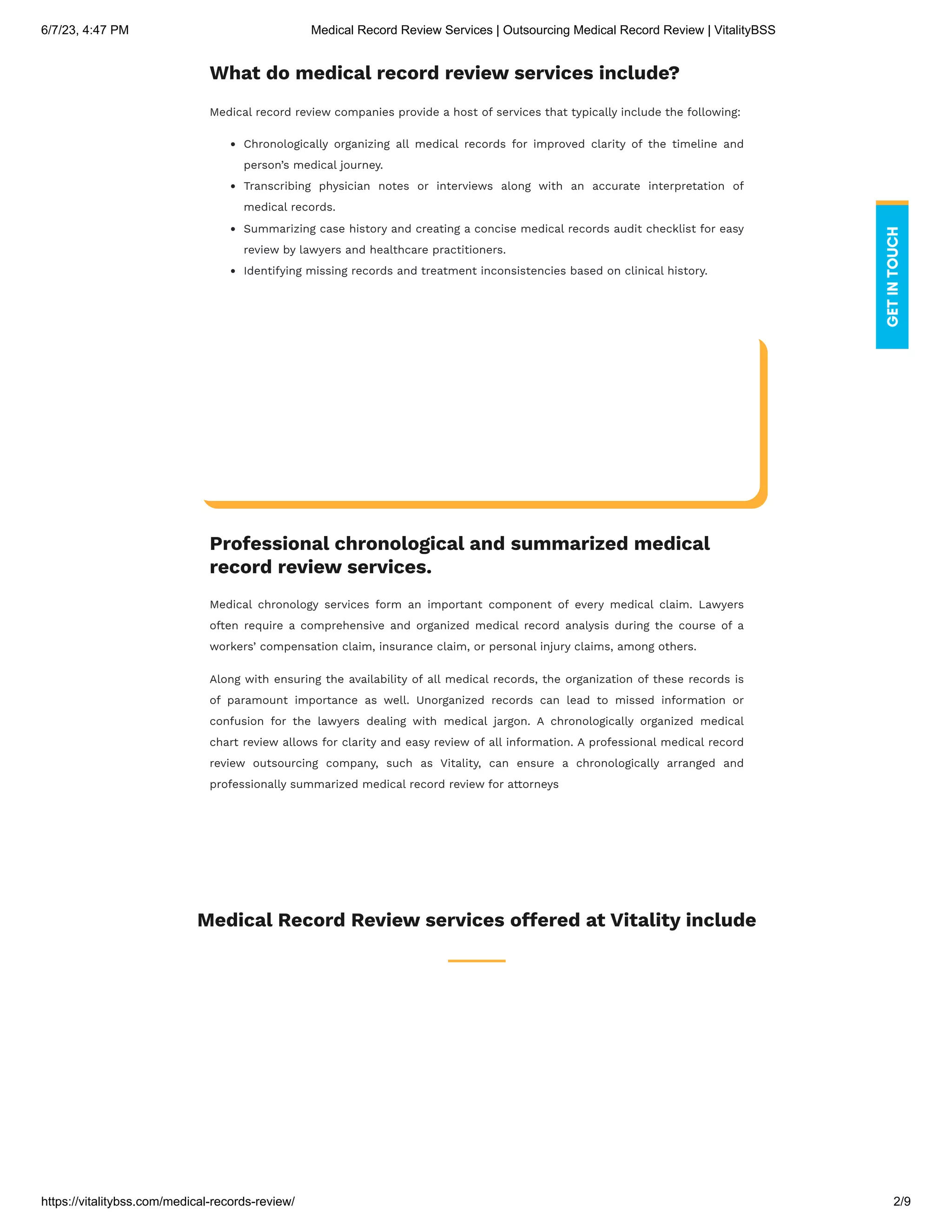 Medical Record Review | PDF