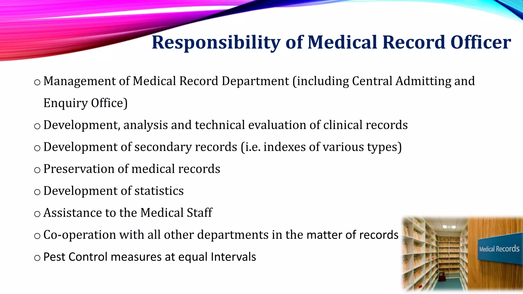 Medical records | PPTX