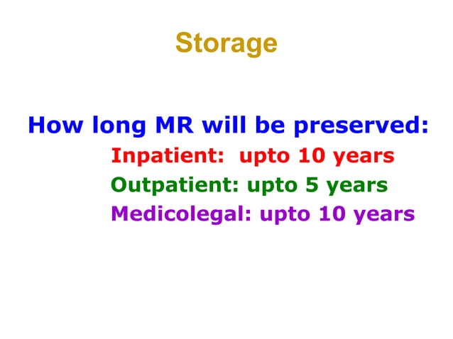 MEDICAL RECORDS.ppt | Healthcare Industry | Industries