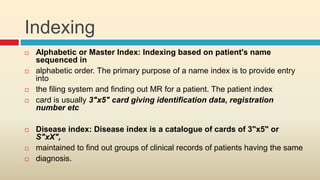 Medical records department | PPT