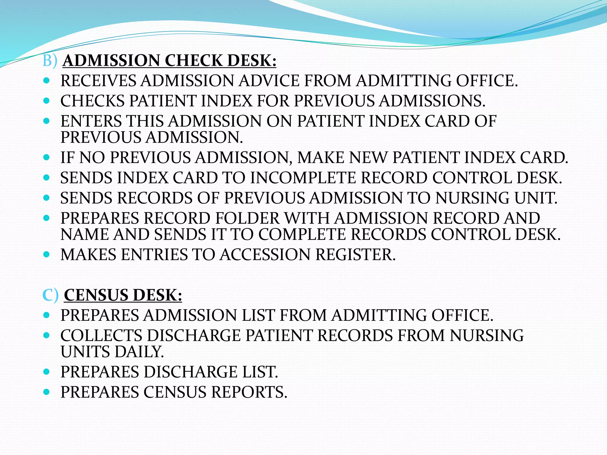 Medical Records Department | PPTX