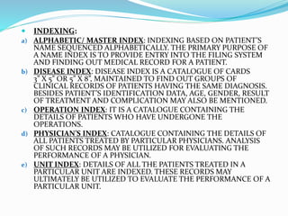 Medical Records Department | PPTX