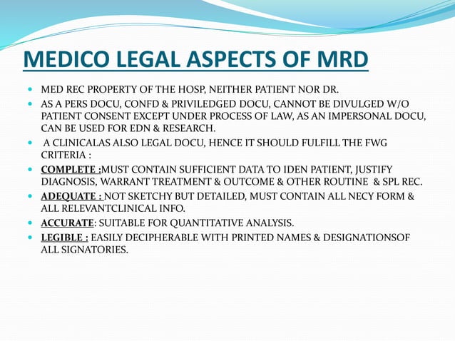 Medical Records Department | PPTX
