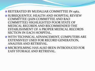 Medical Records Department | PPTX