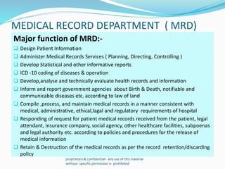 Medical Record Management | PPT